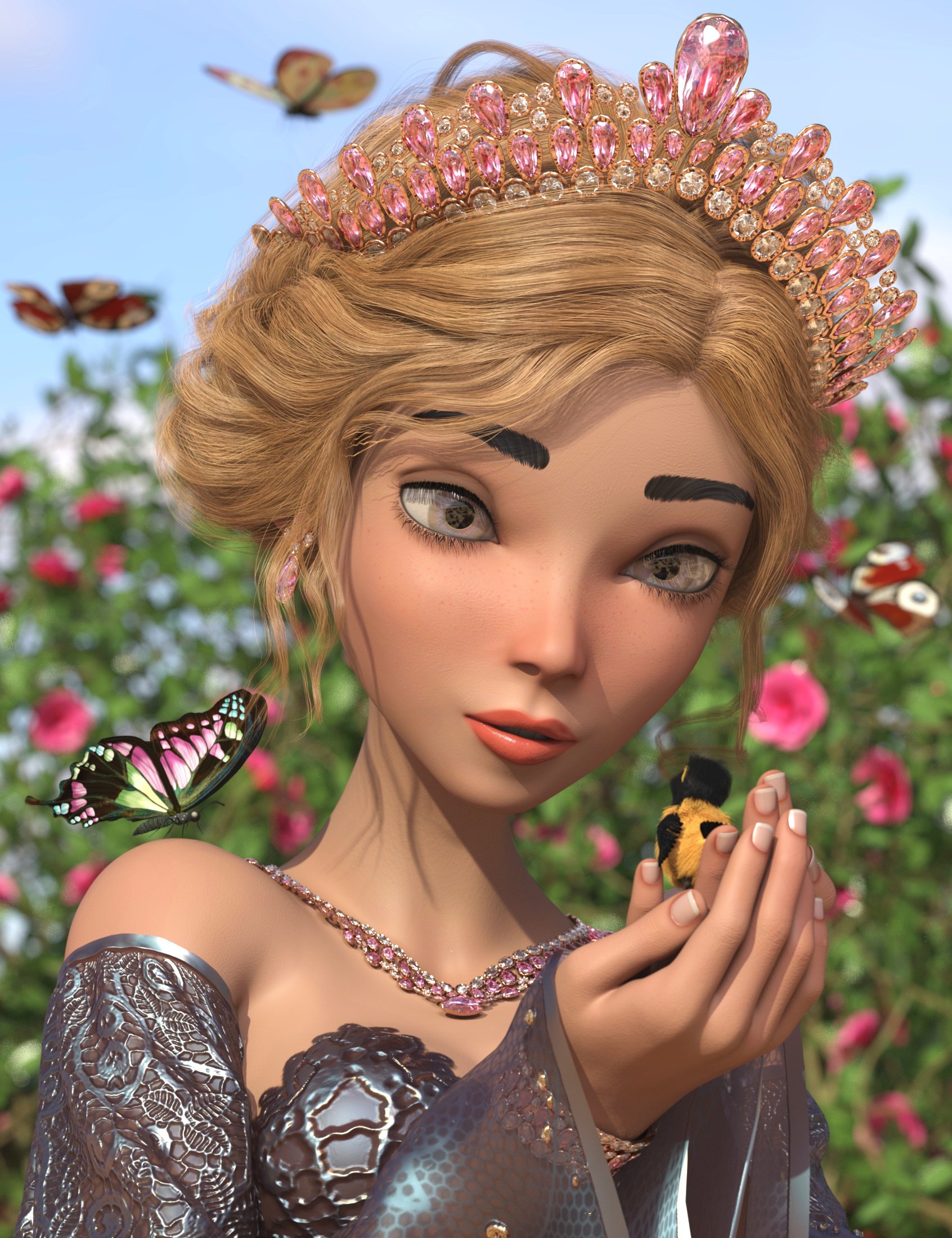 GHD StoryBook Faces and Shapes for 3DU Cartoon Adult Female 9 | Daz 3D