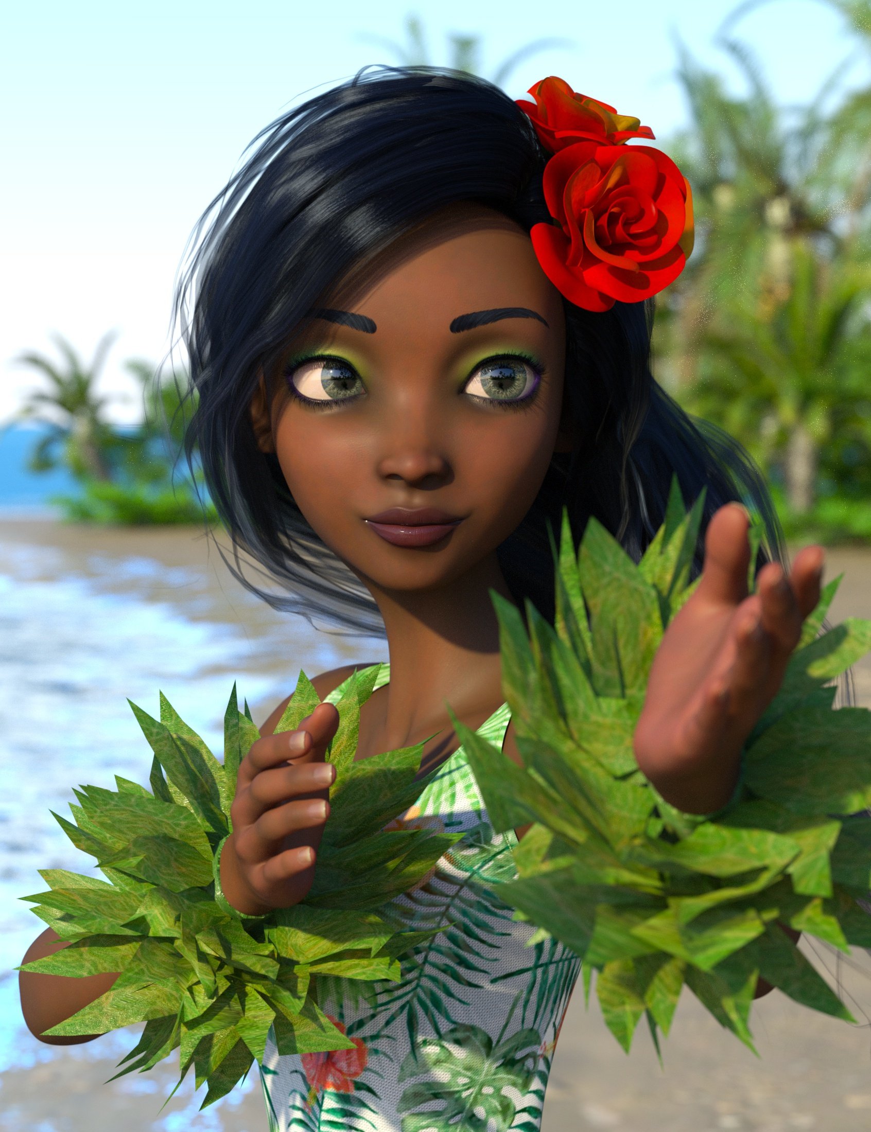 GHD StoryBook Faces and Shapes for 3DU Cartoon Adult Female 9 | Daz 3D