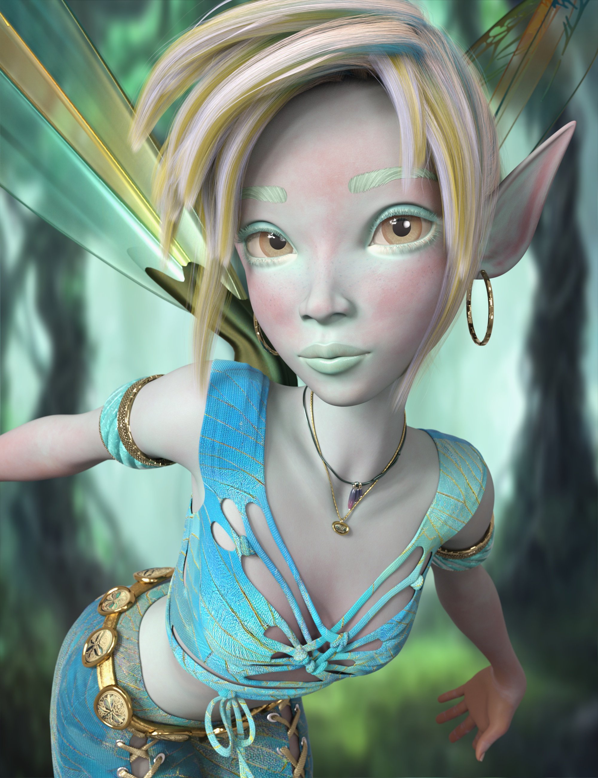 GHD StoryBook Faces and Shapes for 3DU Cartoon Adult Female 9 | Daz 3D