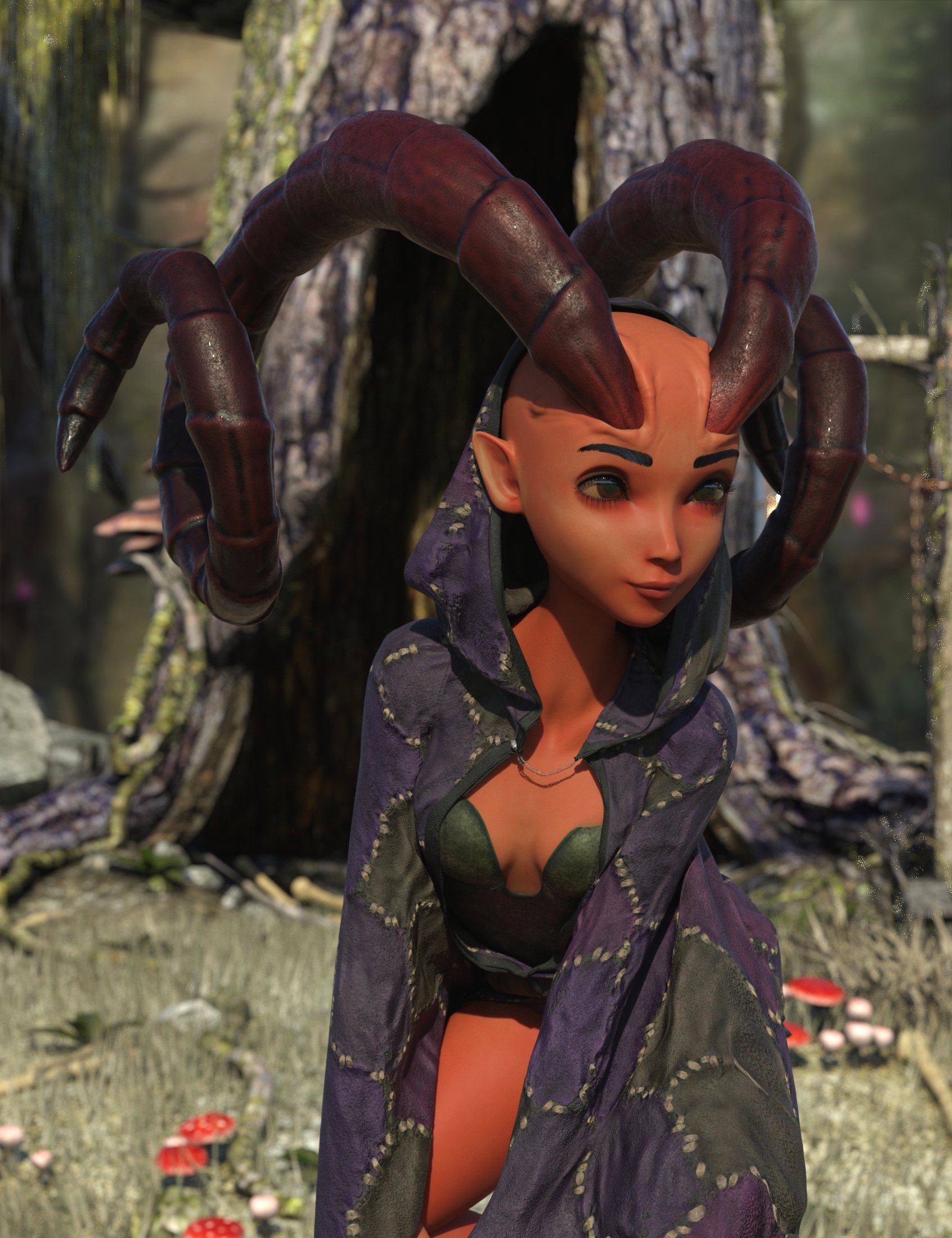 GHD StoryBook Faces and Shapes for 3DU Cartoon Adult Female 9 | Daz 3D