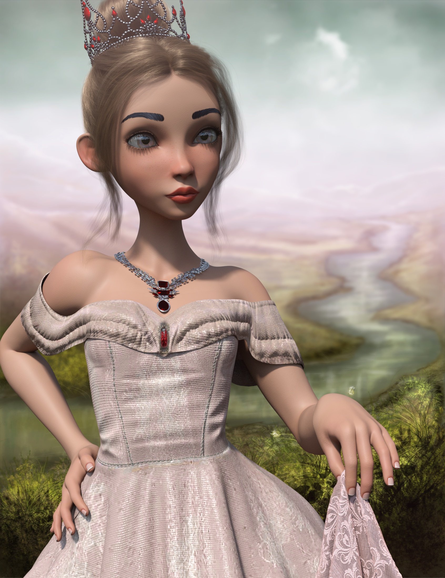 GHD StoryBook Faces and Shapes for 3DU Cartoon Adult Female 9 | Daz 3D