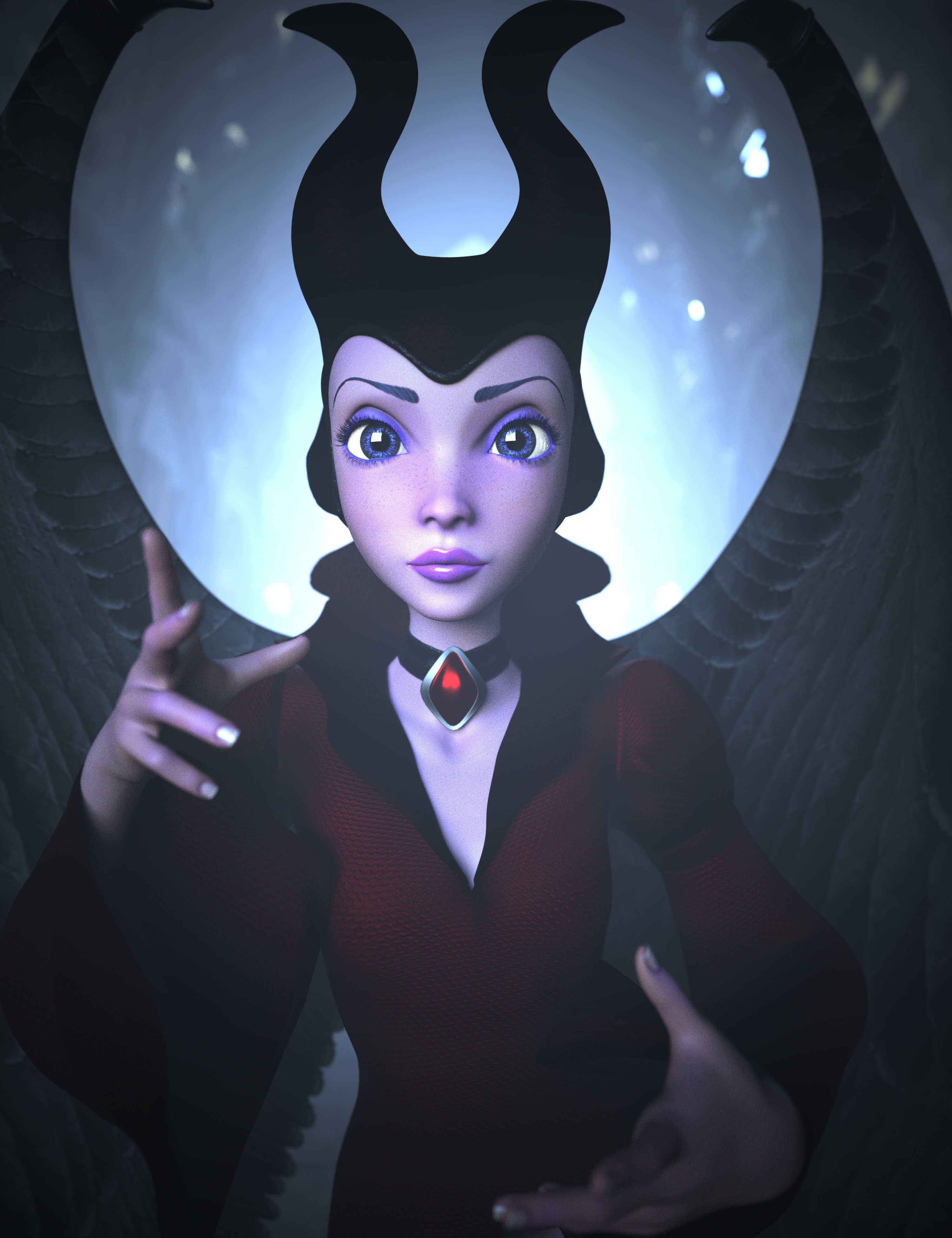 GHD StoryBook Faces and Shapes for 3DU Cartoon Adult Female 9 | Daz 3D