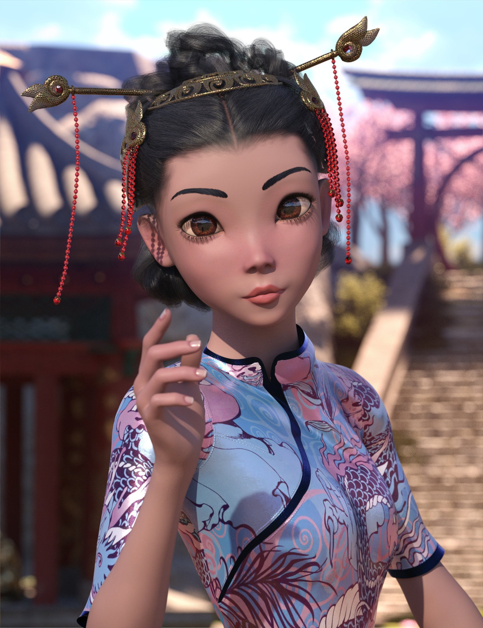 GHD StoryBook Faces and Shapes for 3DU Cartoon Adult Female 9 | Daz 3D