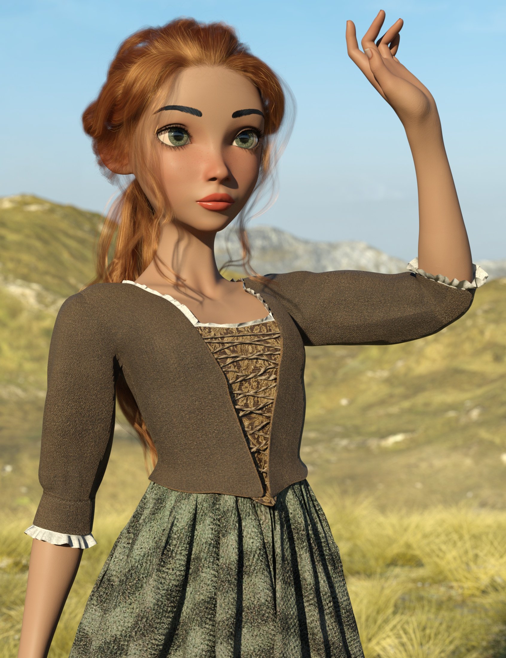 GHD StoryBook Faces and Shapes for 3DU Cartoon Adult Female 9 | Daz 3D