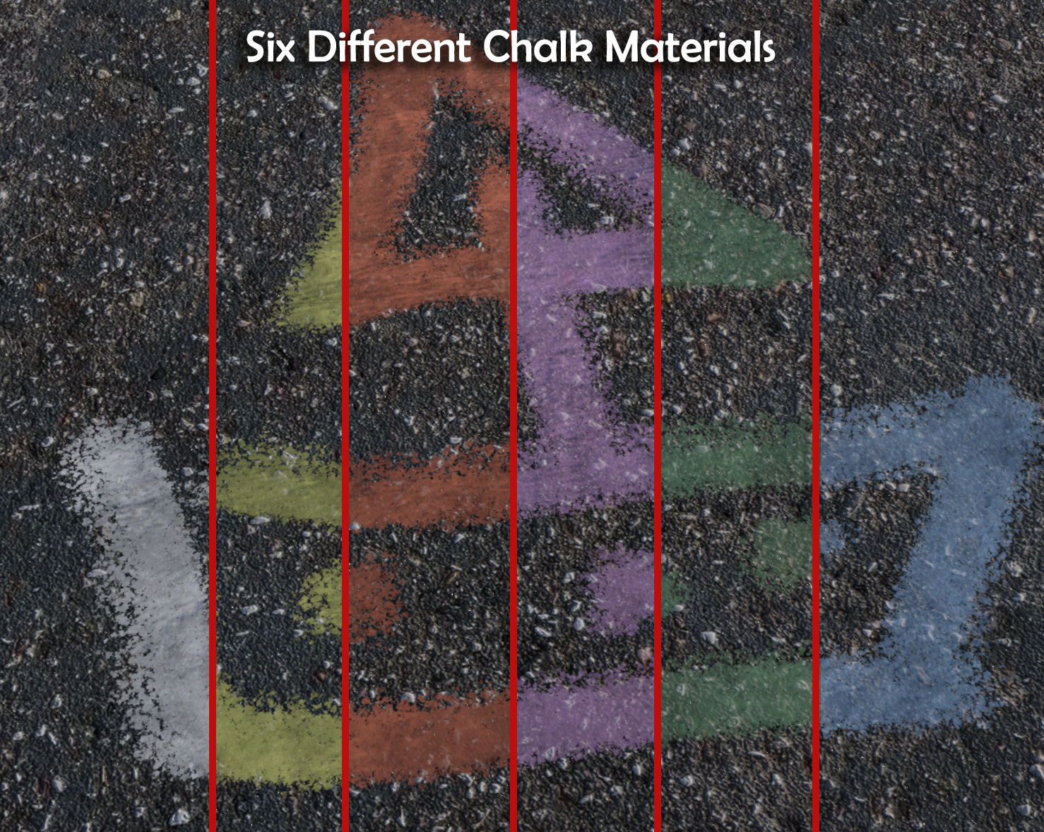 Pavement Art and Graffiti Decals | Daz 3D