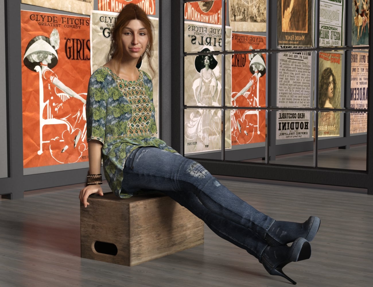 dForce DC Boho Mini for Genesis 9 and 8 Female | Daz 3D
