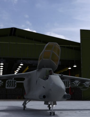 A-34 Warthog Close Attack Craft | Daz 3D