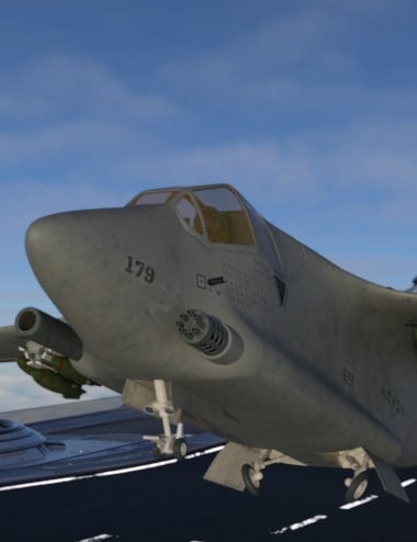 A-34 Warthog Close Attack Craft | Daz 3D