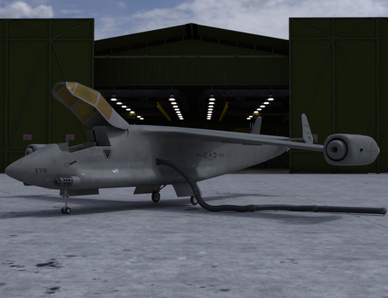 A-34 Warthog Close Attack Craft | Daz 3D