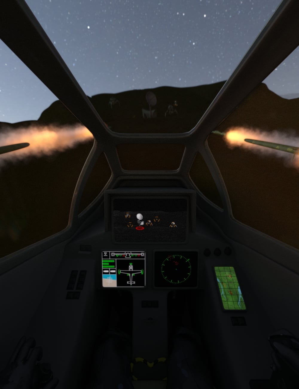 A-34 Warthog Close Attack Craft | Daz 3D