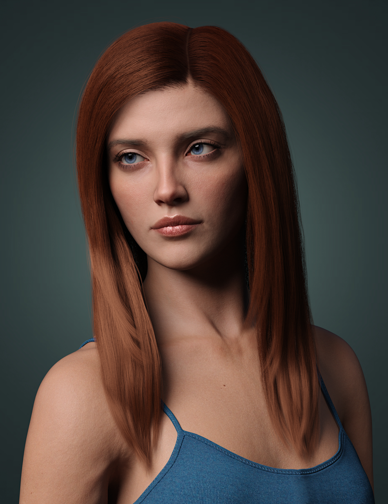 Renne Hair with dForce for Genesis 9 | Daz 3D