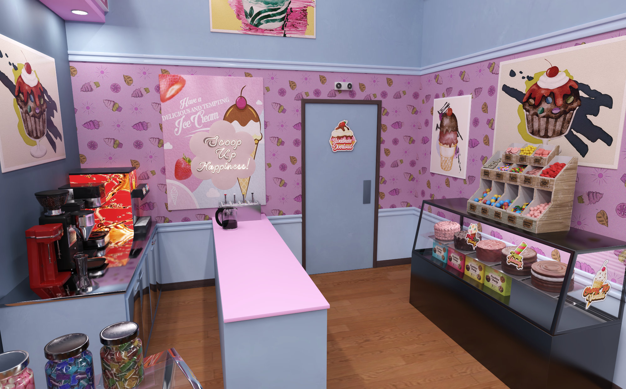 FG Ice Cream Shop | Daz 3D