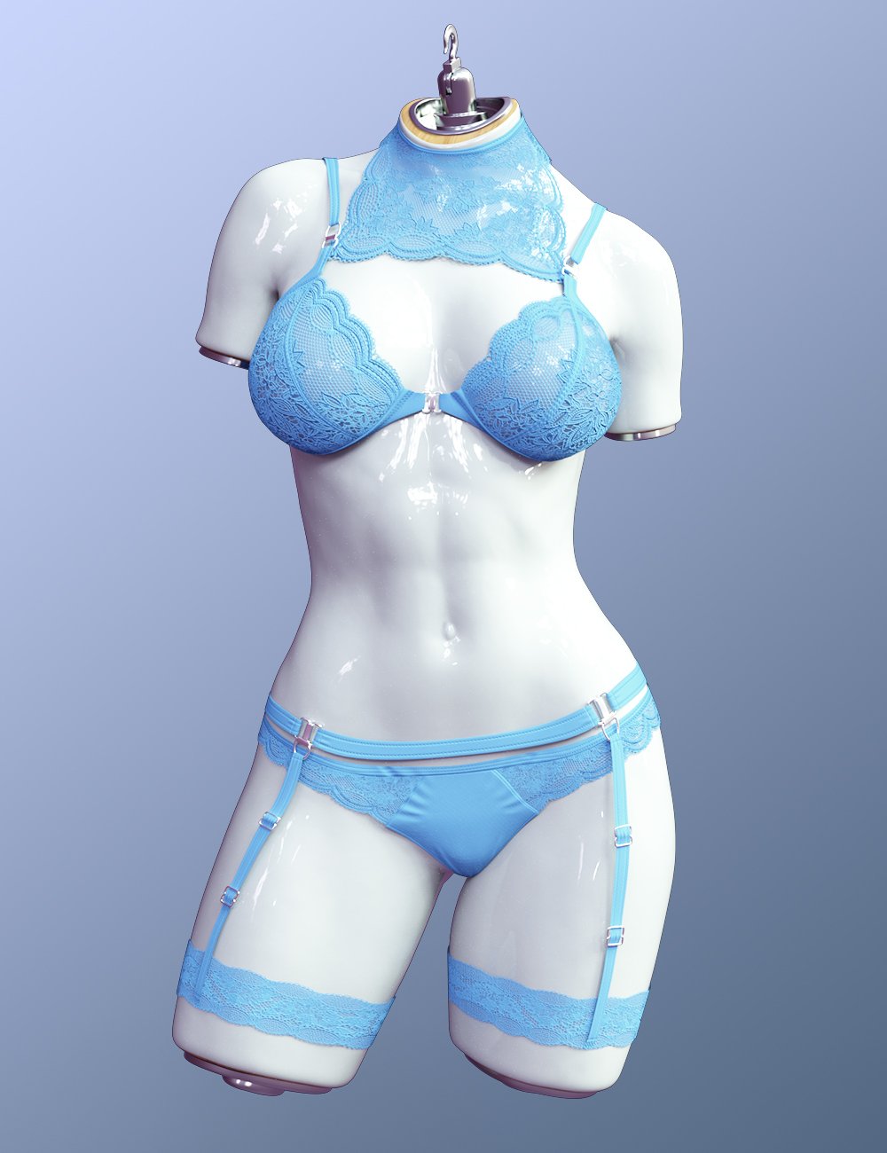 X Fashion Kitty Lingerie Set for Genesis 9 | Daz 3D