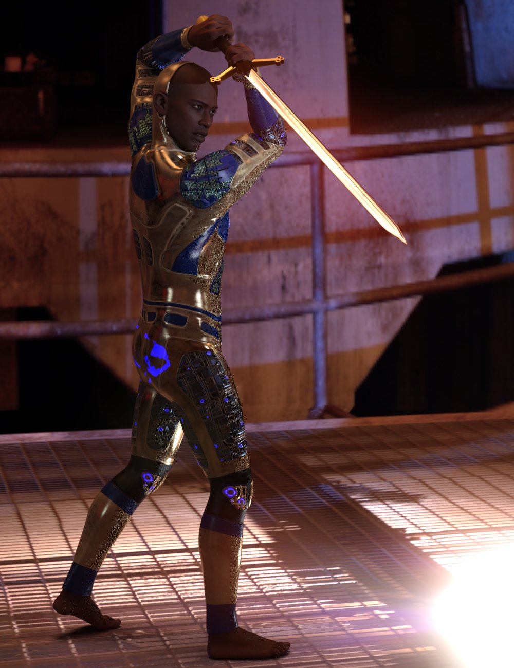 DC ASH Android Suit for Genesis 9 and 8 Female | Daz 3D