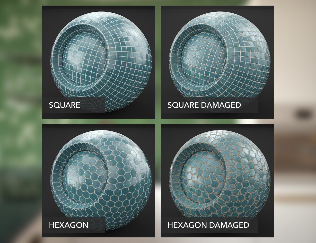 Mosaic Tiles - Iray Shaders | Daz 3D