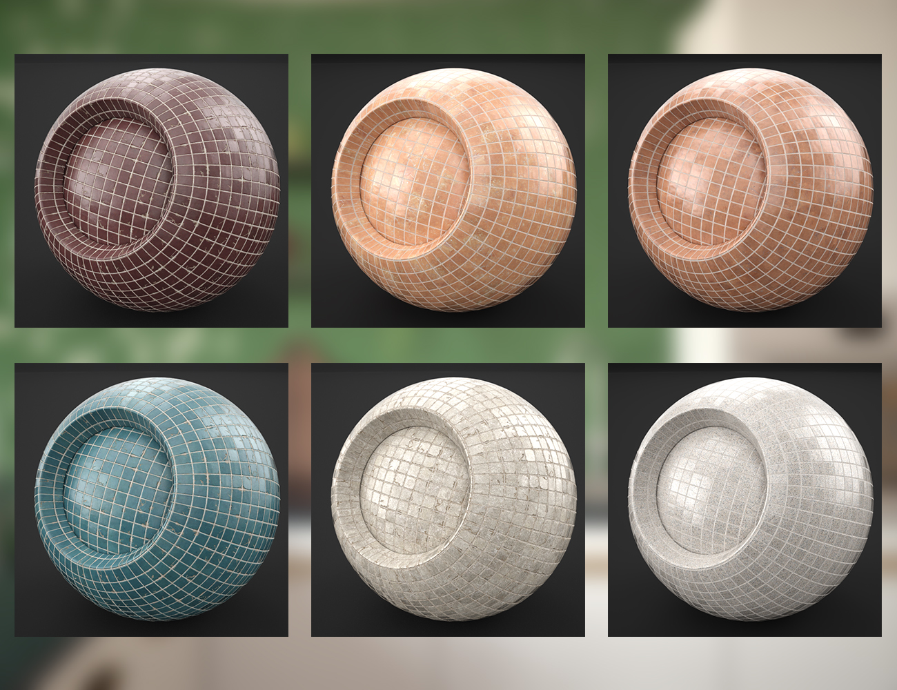 Mosaic Tiles - Iray Shaders | Daz 3D
