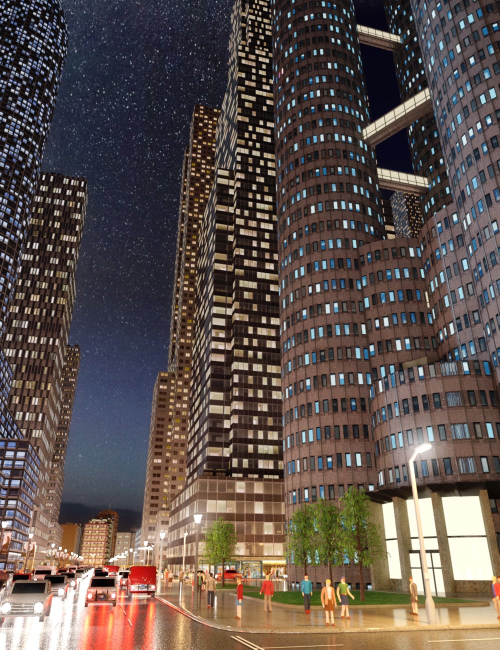 Central Business District | Daz 3D