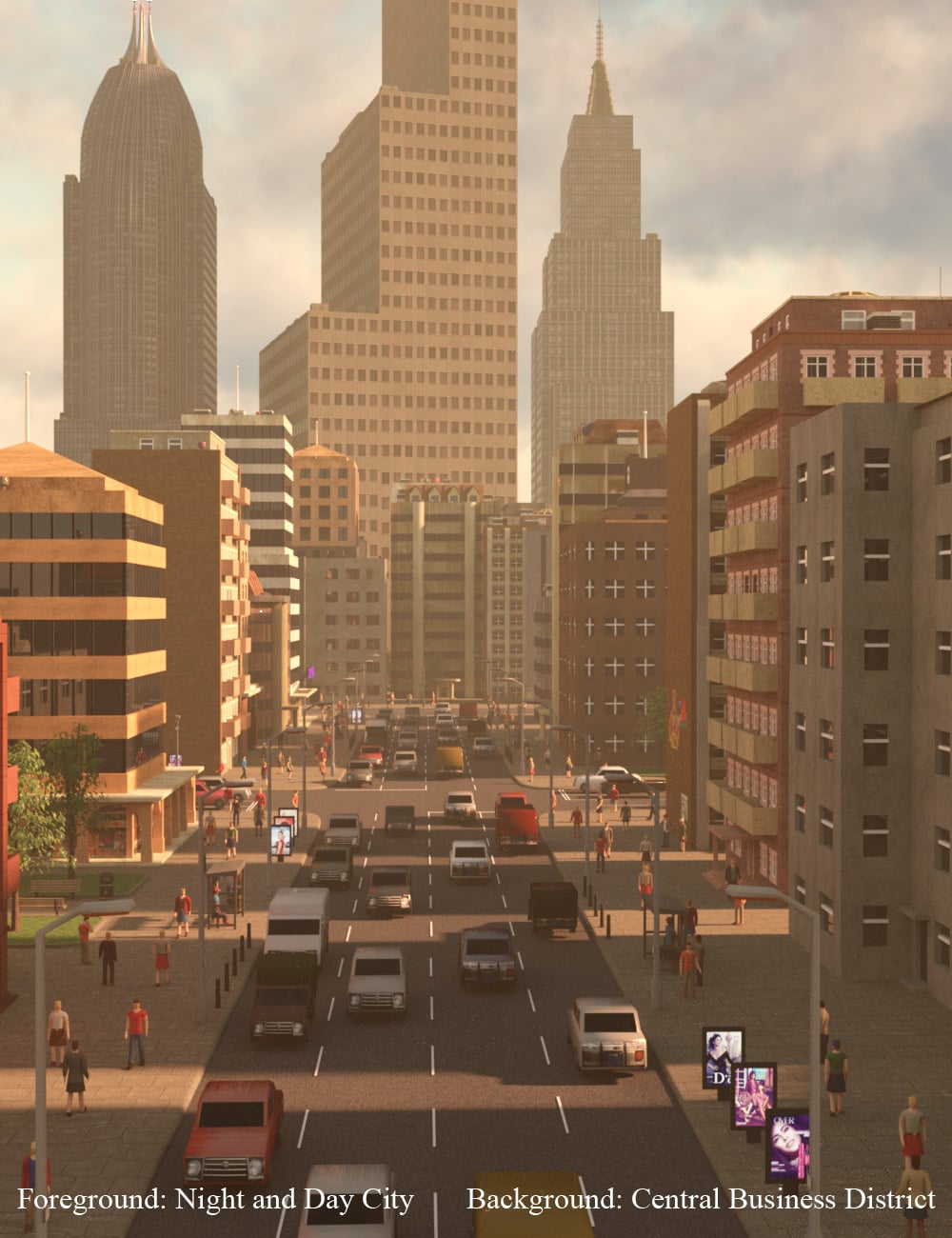 Central Business District | Daz 3D