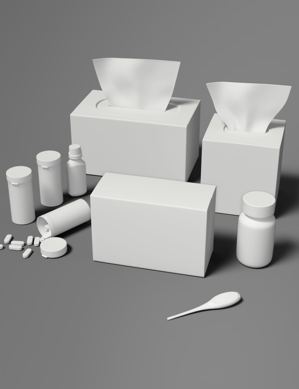 Feeling Sick Props | Daz 3D