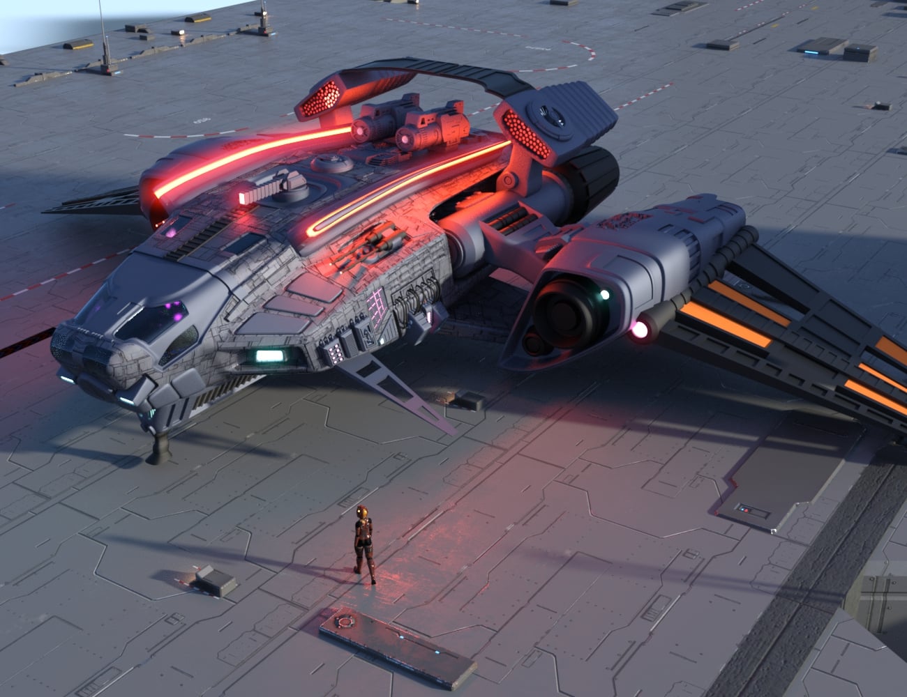 Starship Ranger 21 | Daz 3D