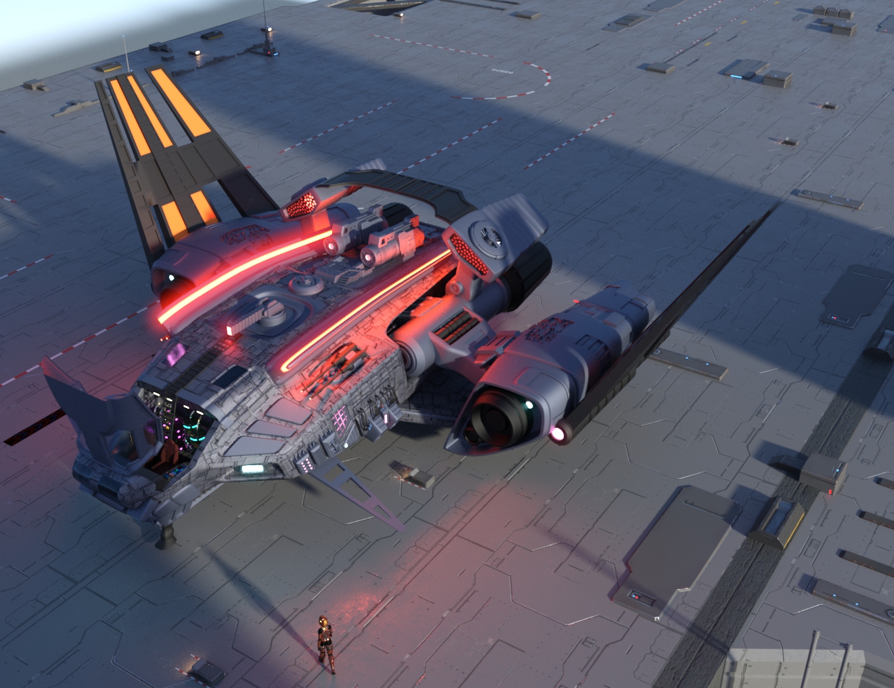 Starship Ranger 21 | Daz 3D
