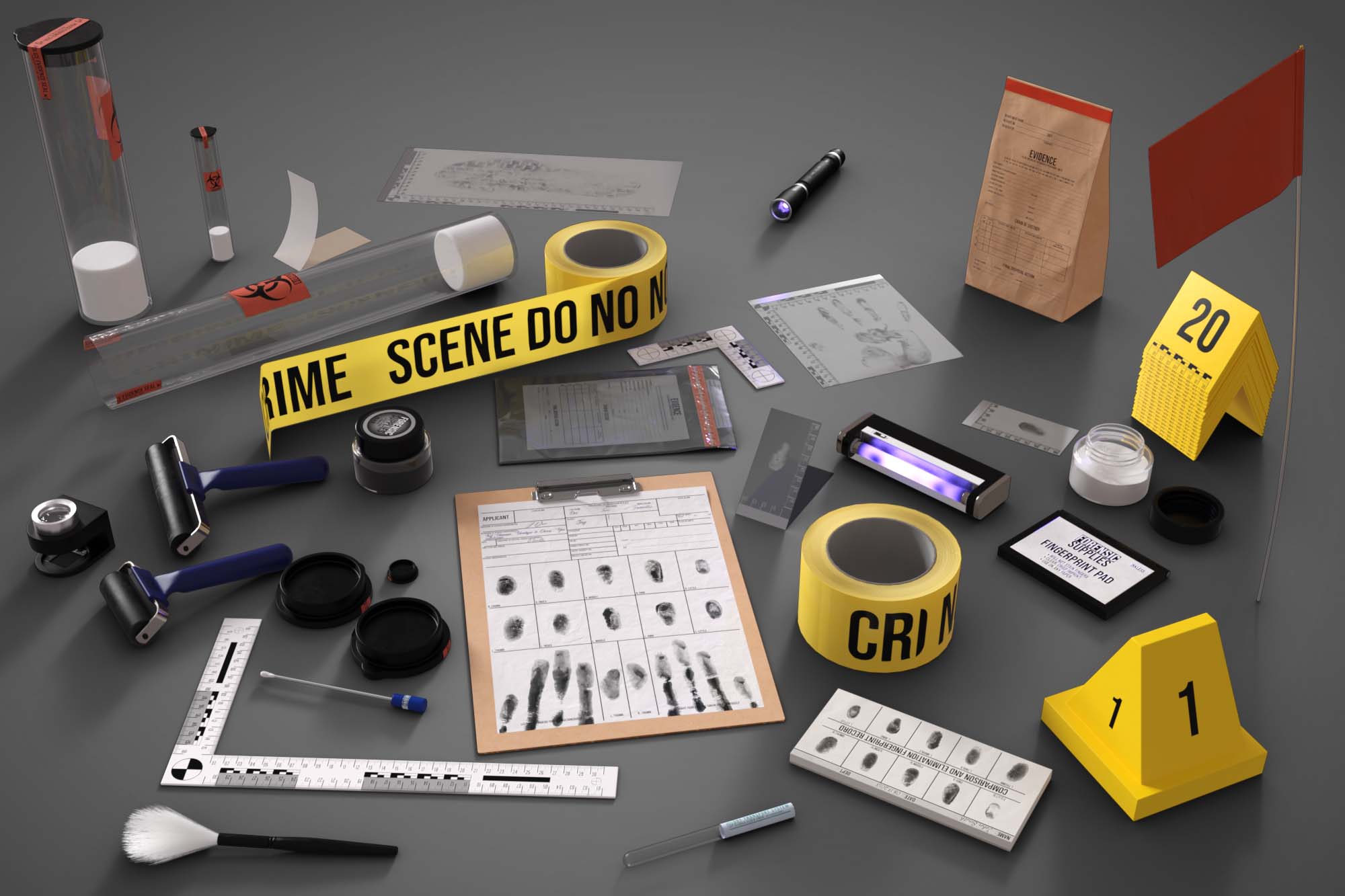 Forensic Investigation Props | Daz 3D