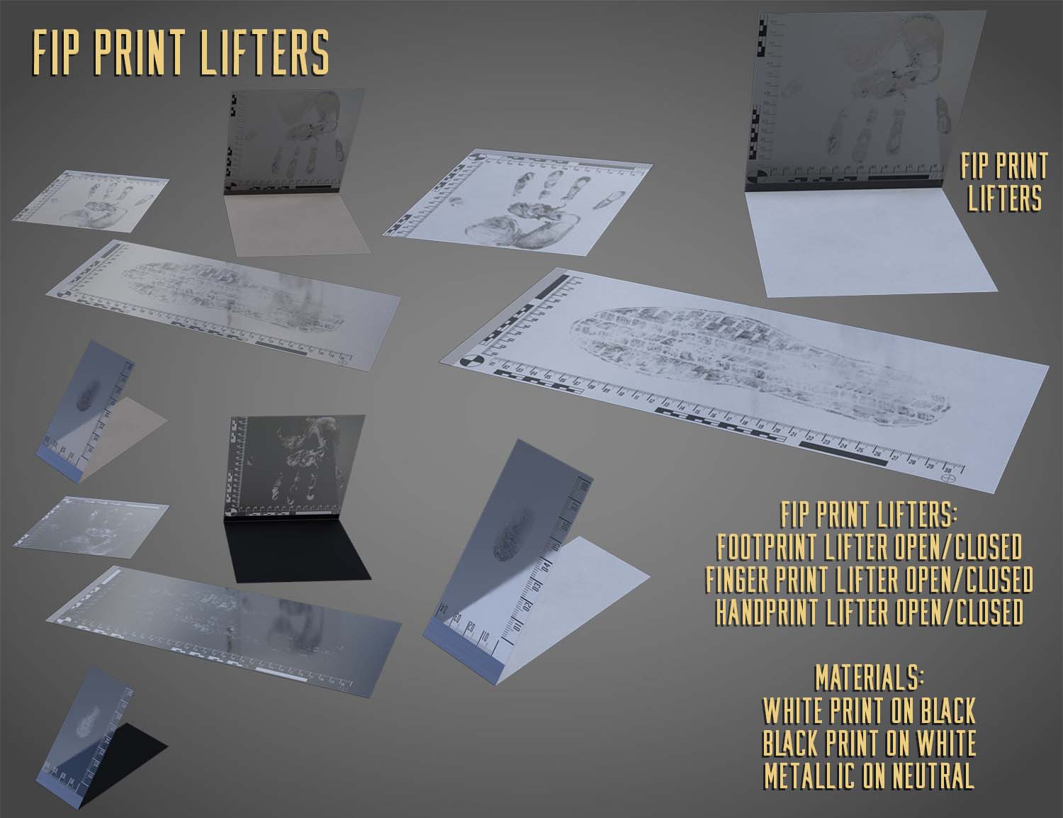 Forensic Investigation Props | Daz 3D