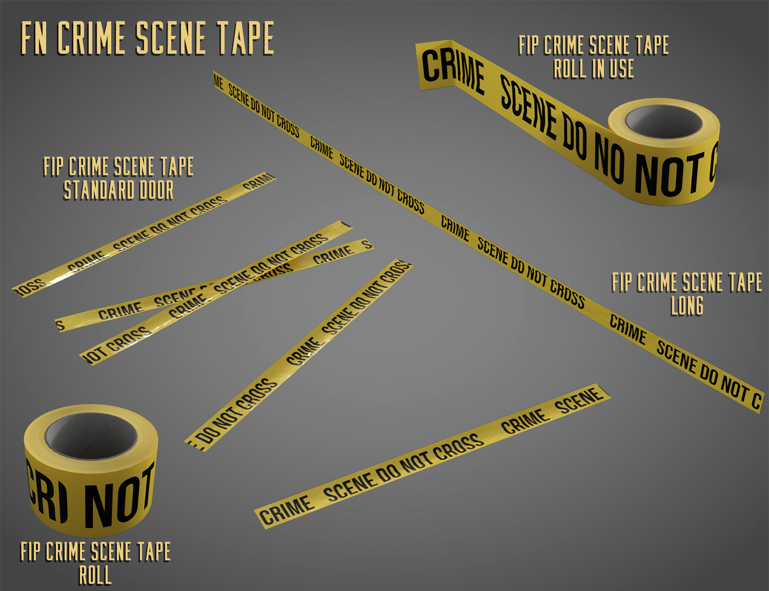 Forensic Investigation Props | Daz 3D