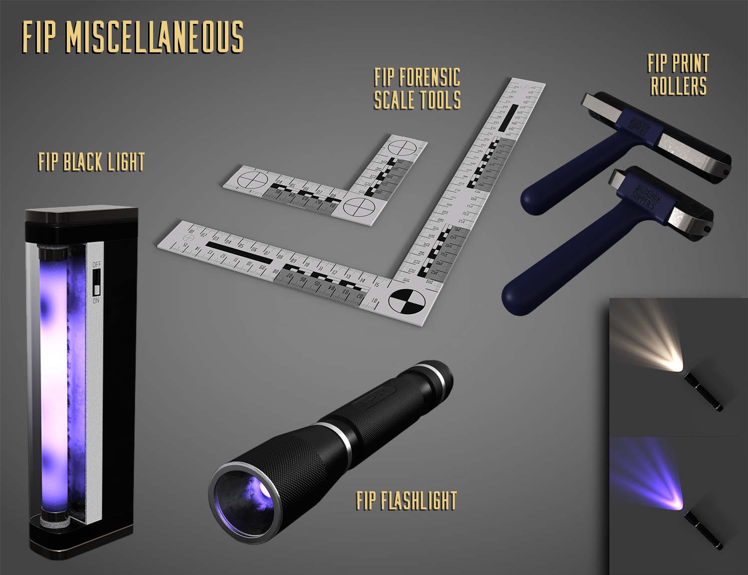 Forensic Investigation Props | Daz 3D