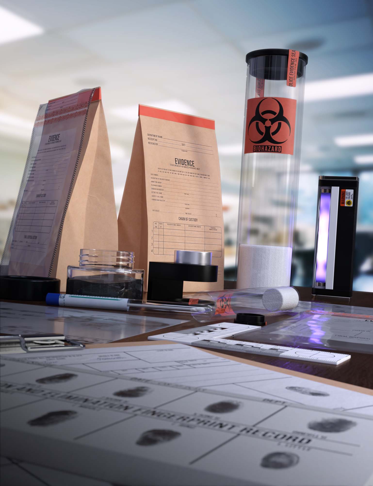 Forensic Investigation Props | Daz 3D