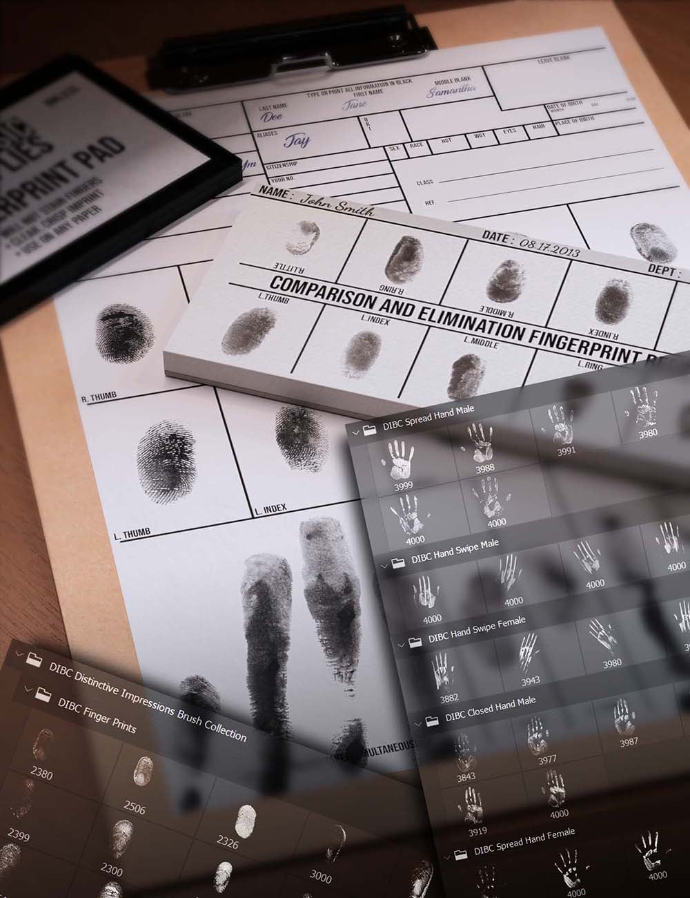 Distinctive Impressions Forensic Collection | Daz 3D