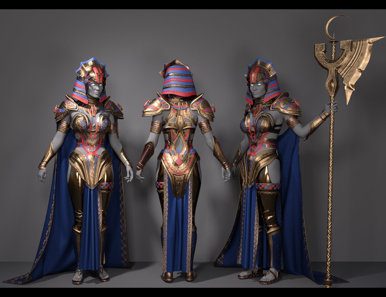 Dforce Egyptian Goddess Outfit For Genesis 9 Daz 3d