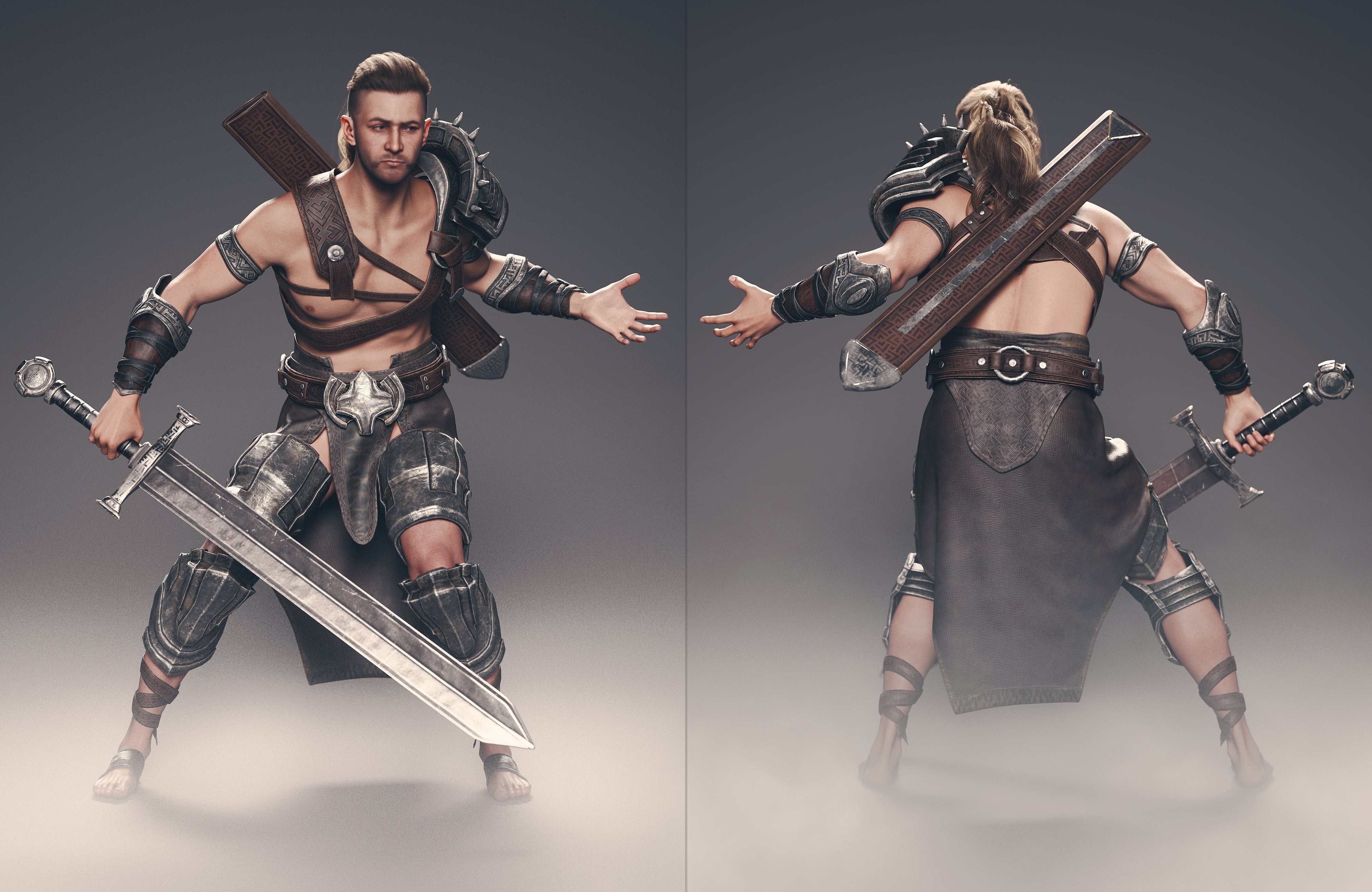 dForce Roar Armor Outfit for Genesis 9 | Daz 3D