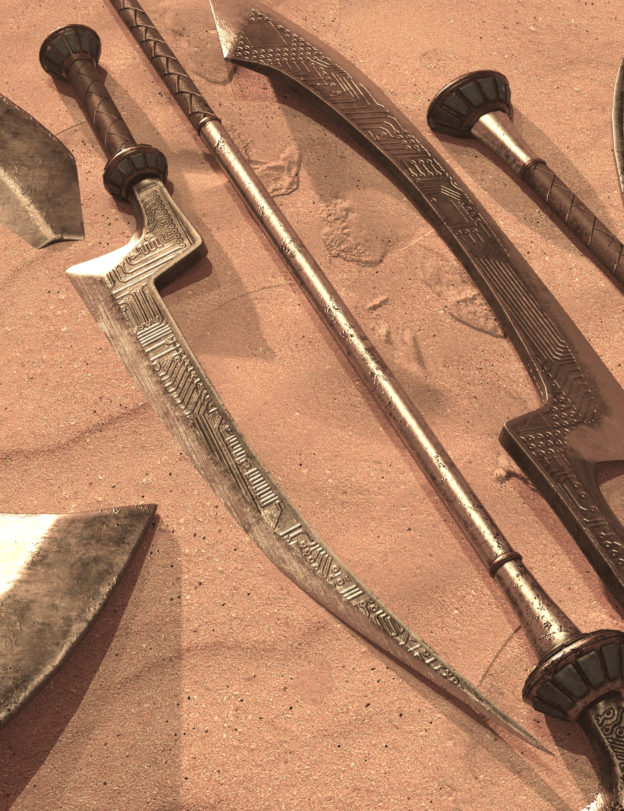 Nefertari Weapons Collection | Daz 3D