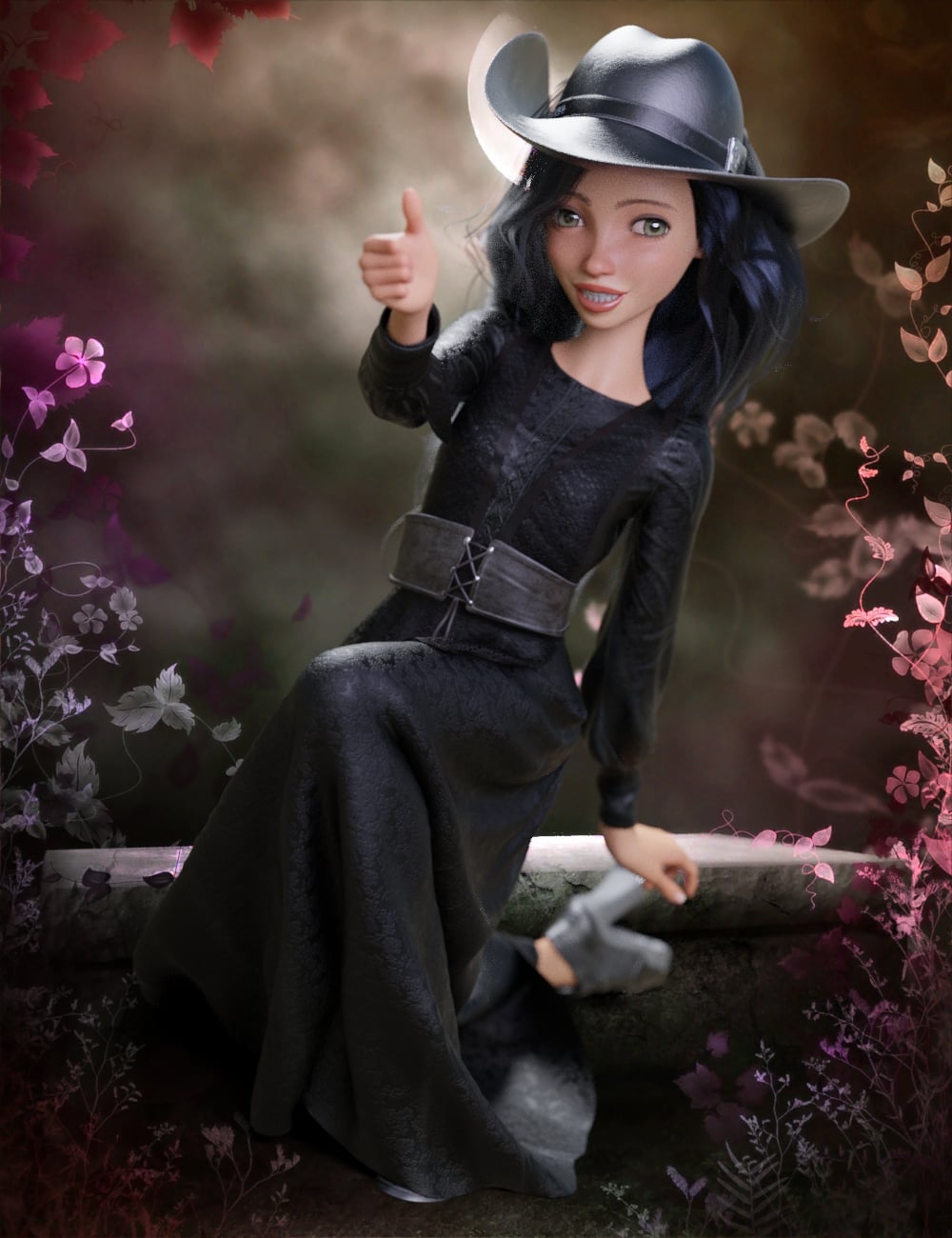 dForce DC Season of the Witch for Genesis 9 and 8 Female | Daz 3D