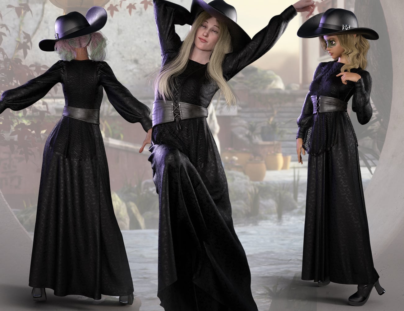 dForce DC Season of the Witch for Genesis 9 and 8 Female | Daz 3D