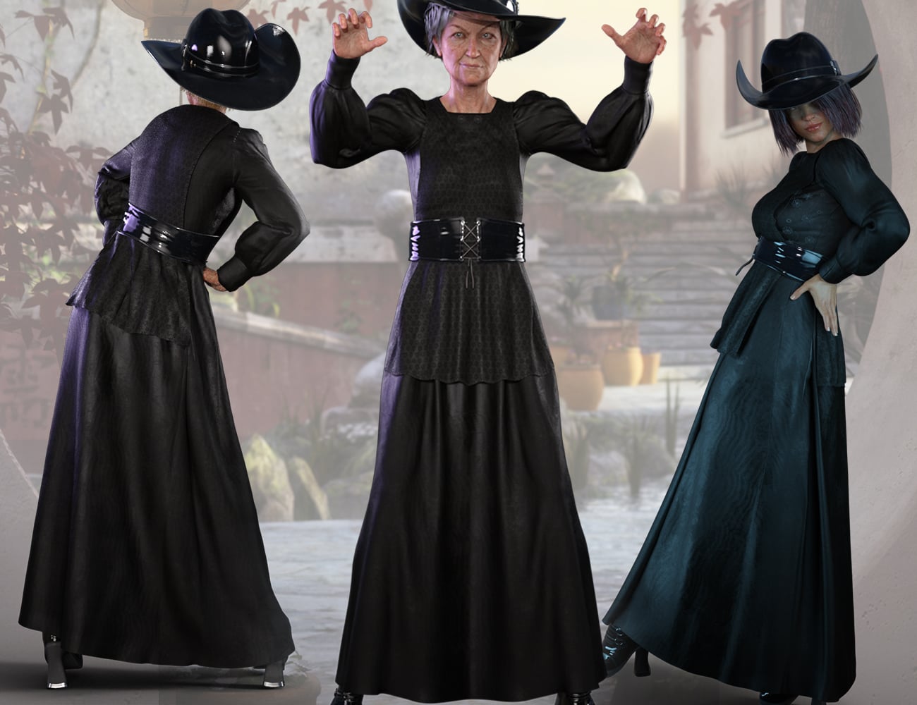dForce DC Season of the Witch for Genesis 9 and 8 Female | Daz 3D