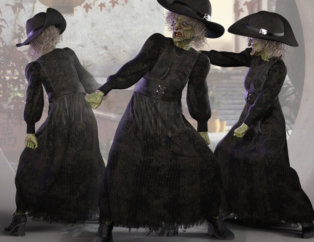dForce DC Season of the Witch for Genesis 9 and 8 Female | Daz 3D