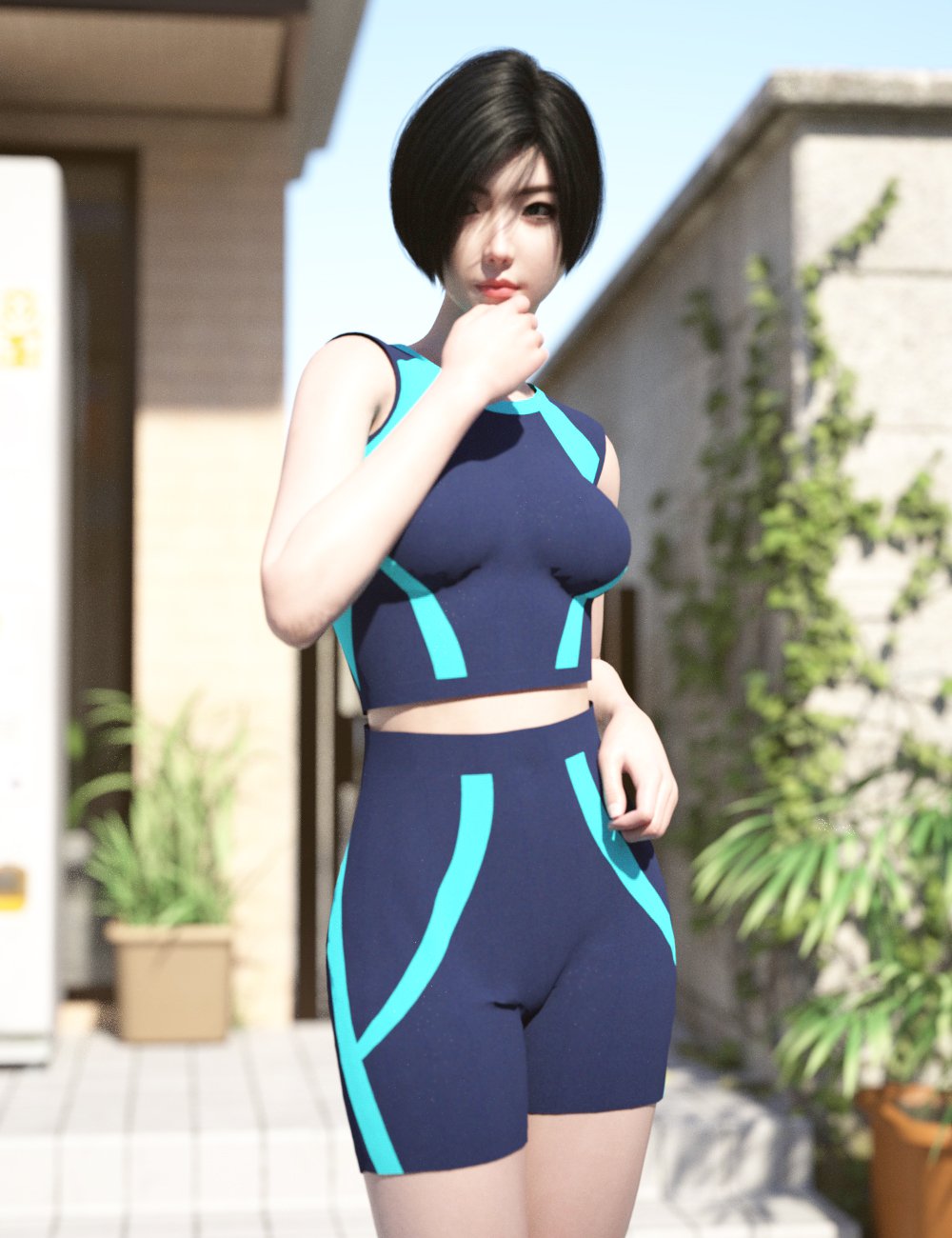 dForce Sport Wear for Genesis 9 | Daz 3D