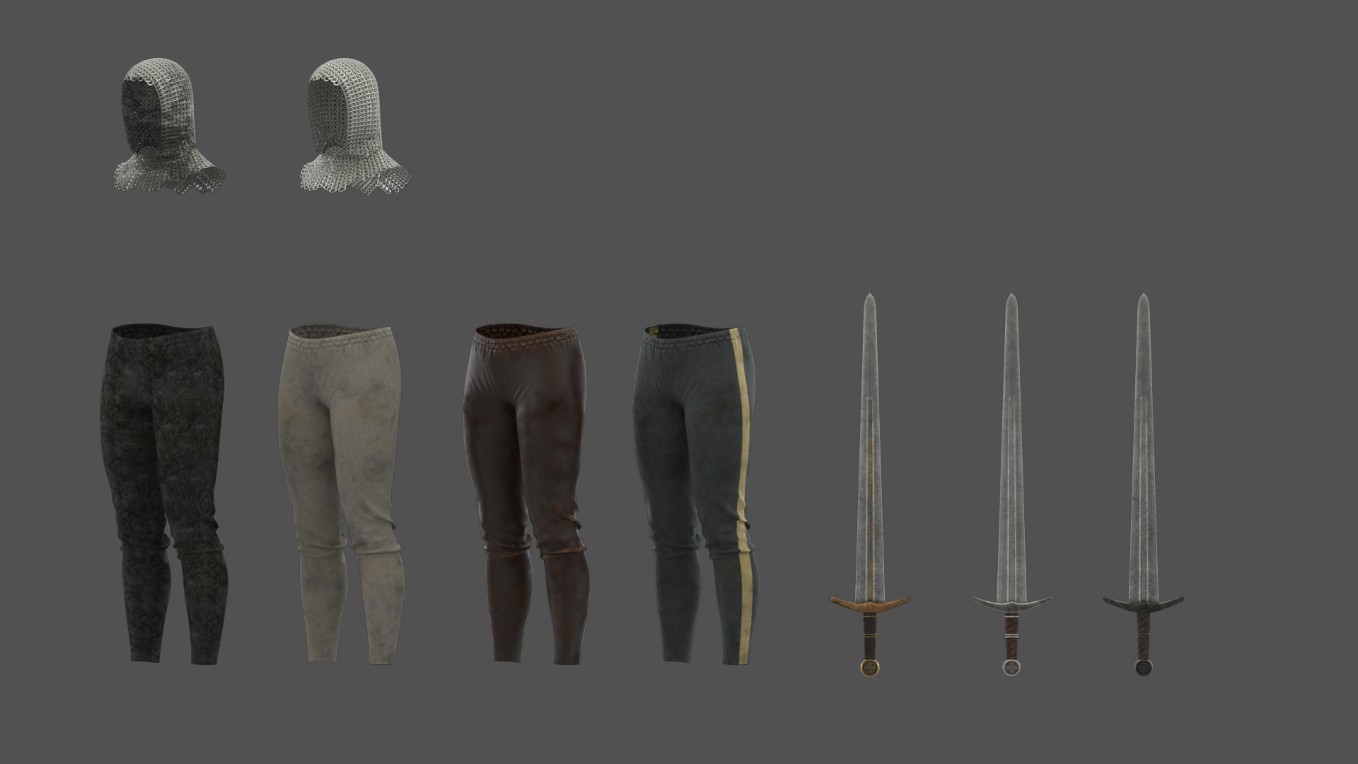 dForce Padded Armor and Chainmail for Genesis 9 | Daz 3D
