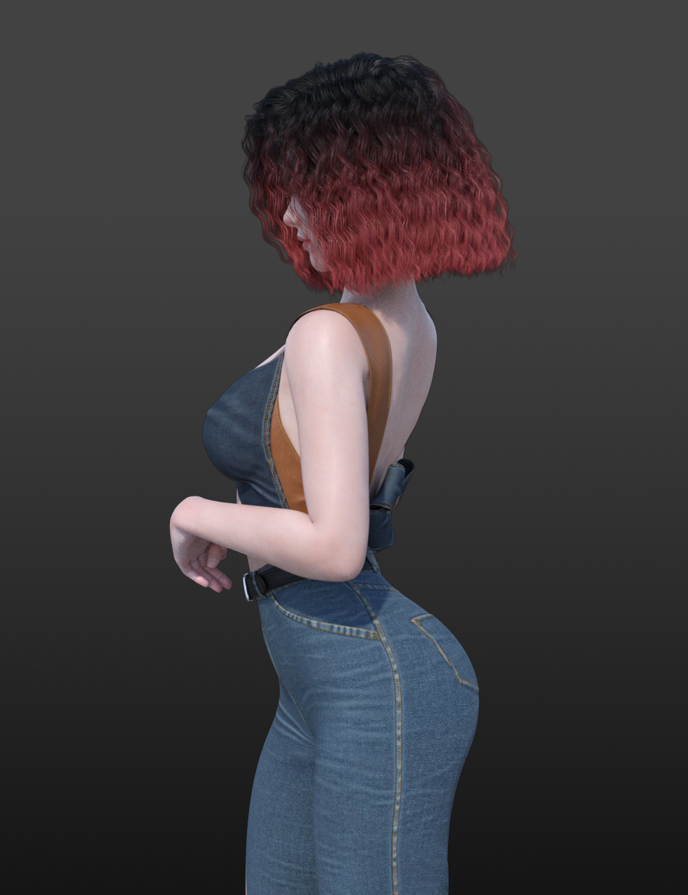 JL Hair - Curly Hair for Genesis 9 | Daz 3D