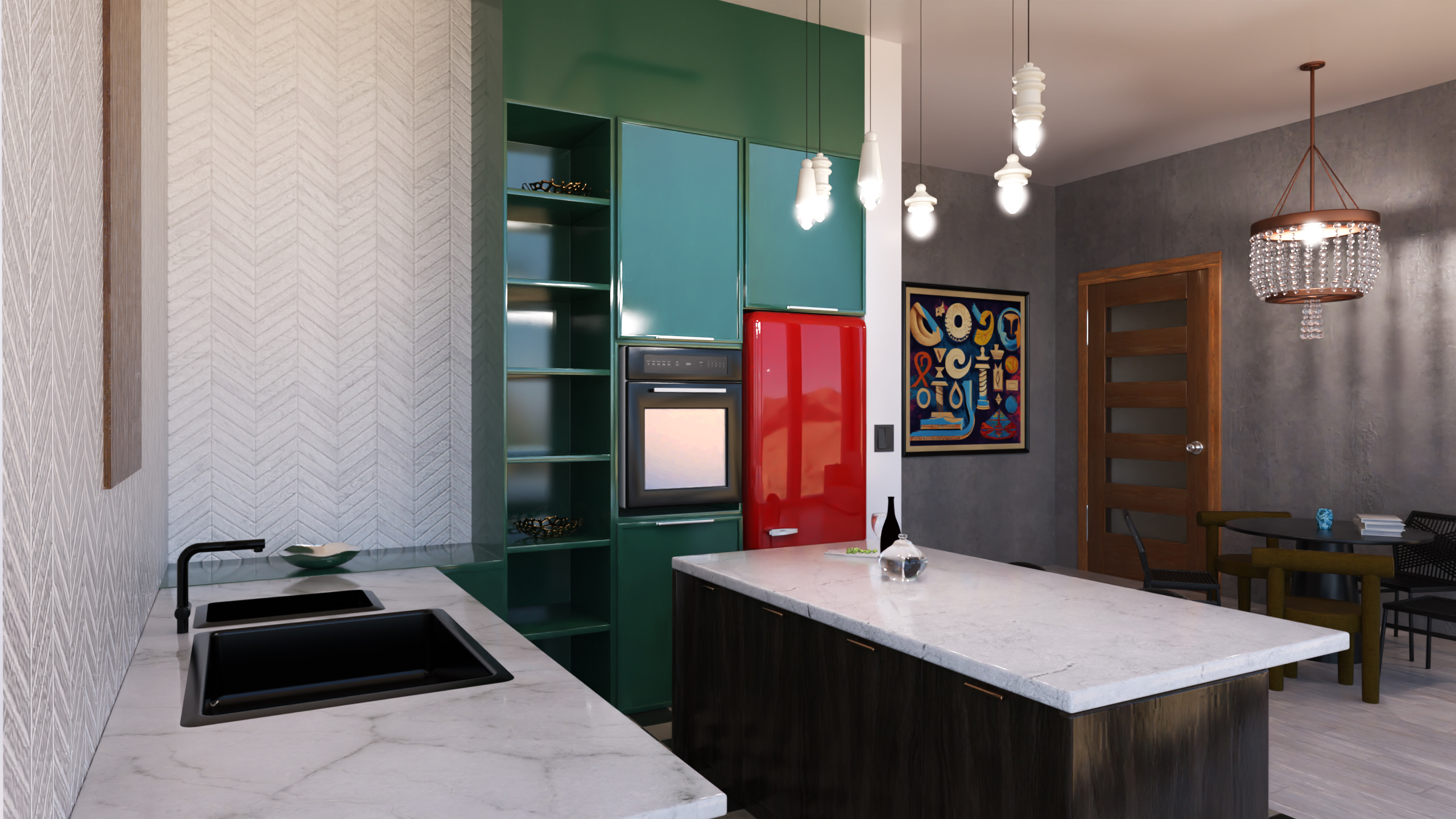 Colorful Flat | Daz 3D