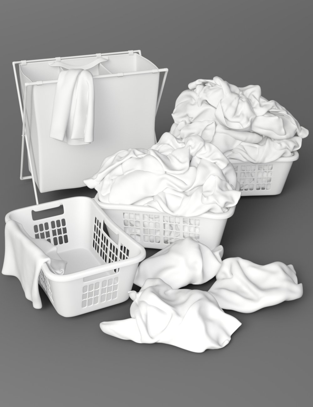 Laundry Props | Daz 3D