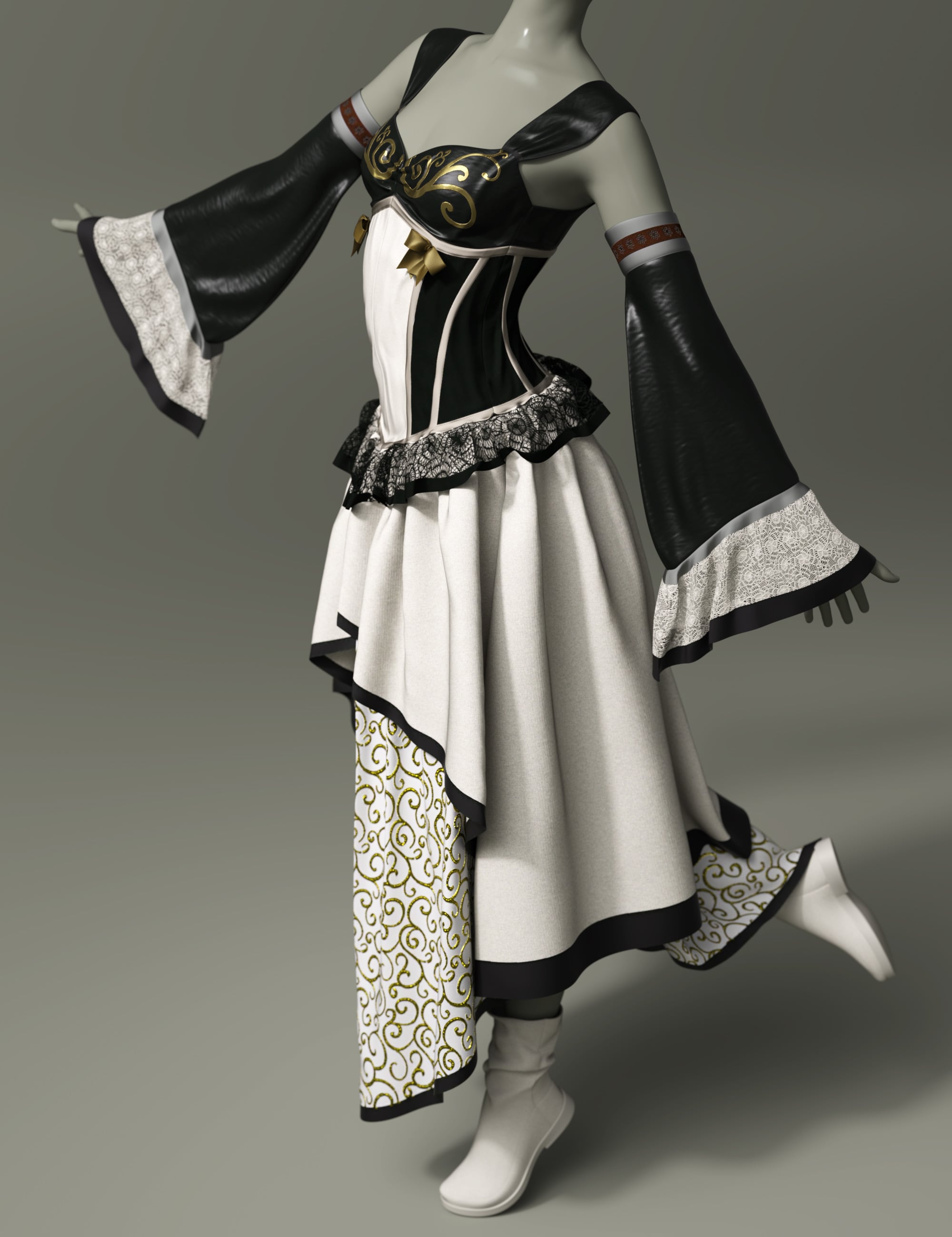 Texture Expansion for dForce Multi-Style Fairy Outfit for Genesis 9 ...