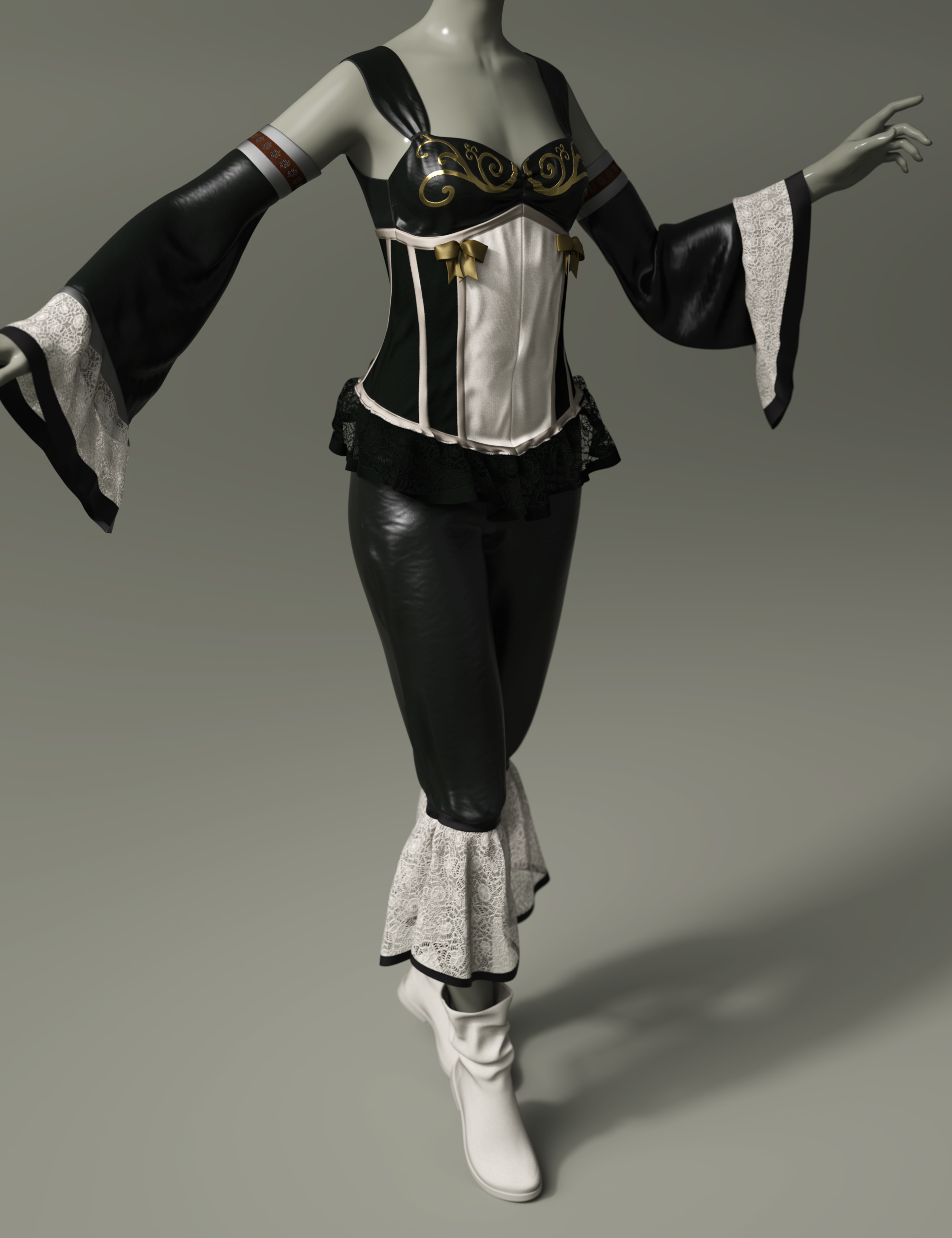 Texture Expansion for dForce Multi-Style Fairy Outfit for Genesis 9 ...