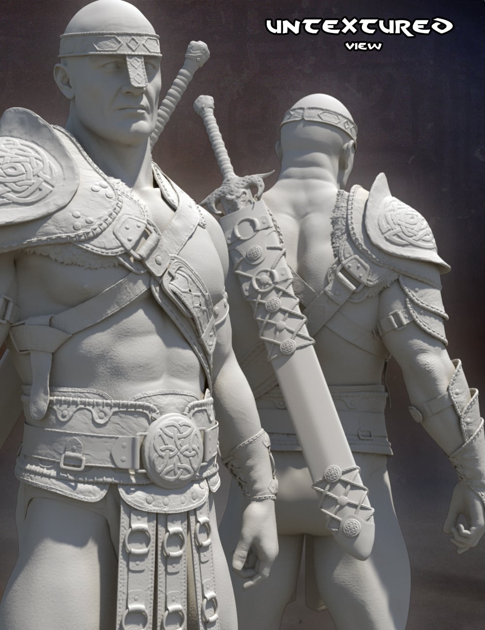 dForce Classic Barbarian Armor HD for Genesis 9 | Daz 3D