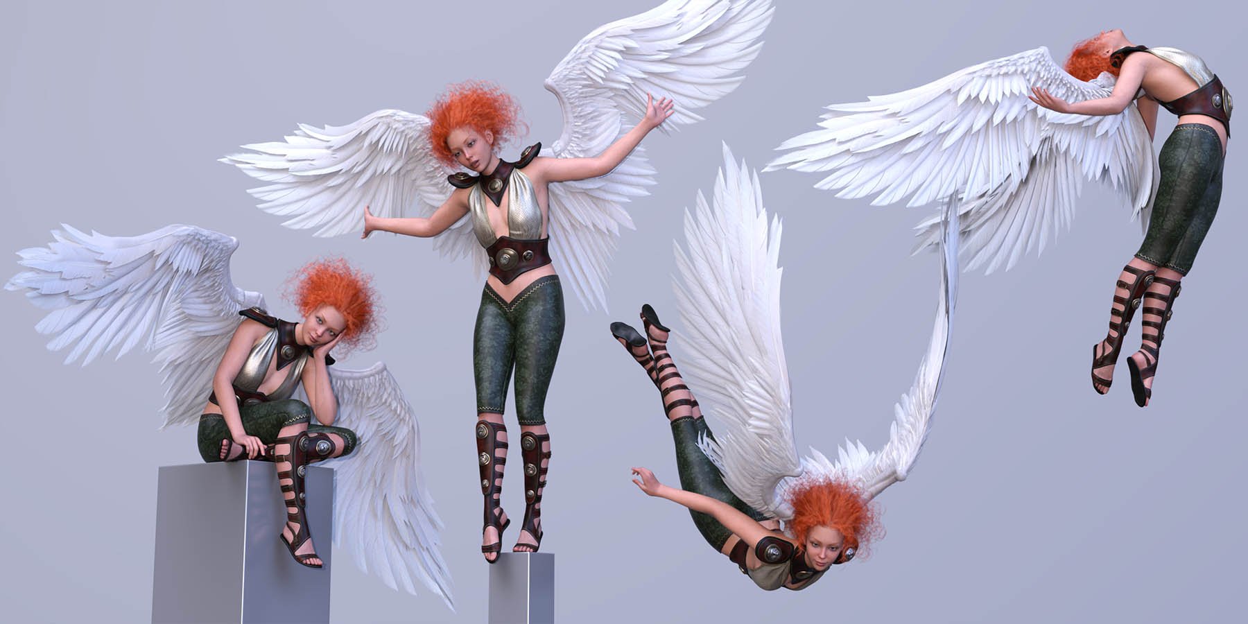 CDI Angel Poses for Genesis 9 Feminine | Daz 3D