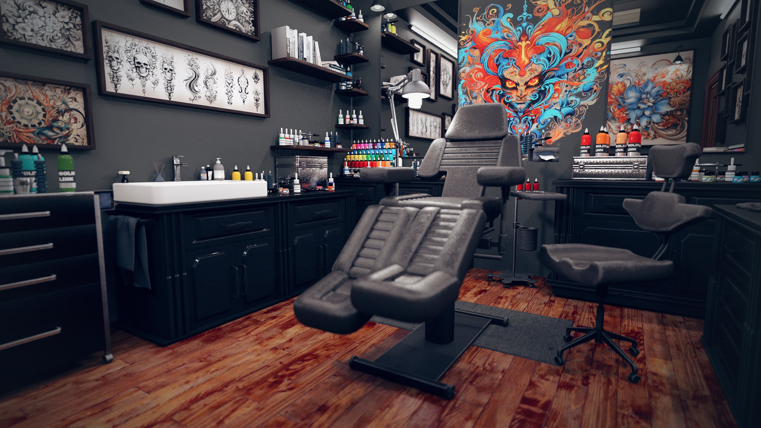 Trendy Tattoo Shop | Daz 3D