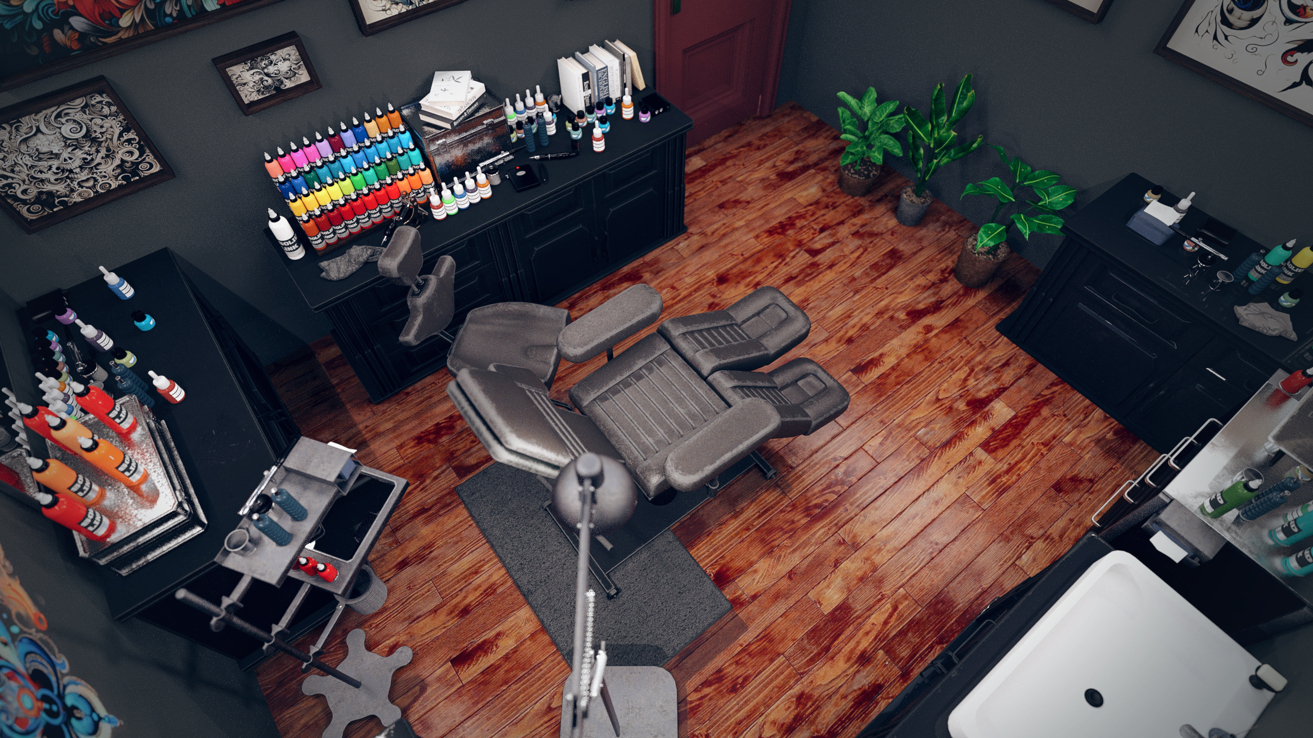 Trendy Tattoo Shop | Daz 3D