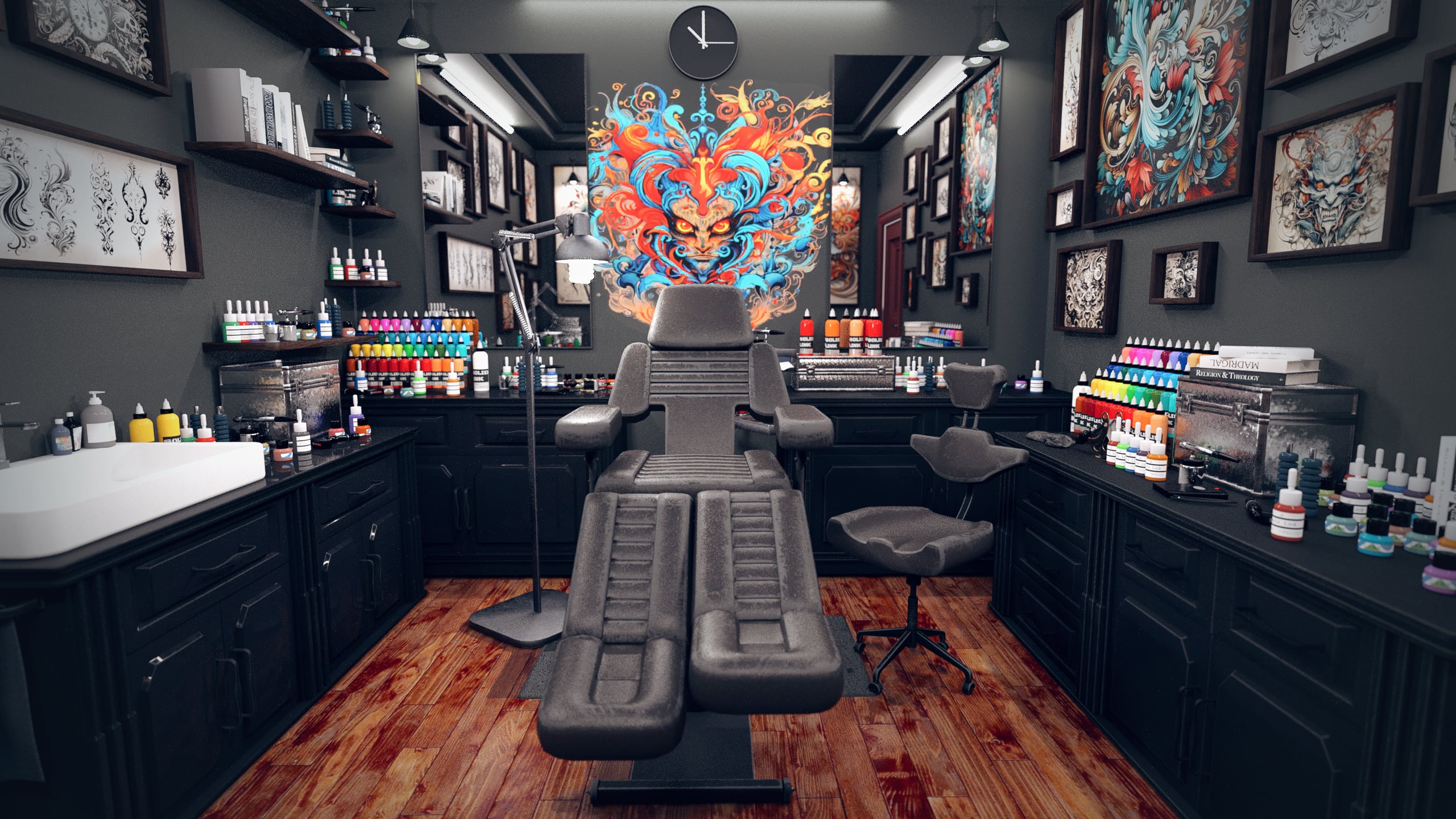 Trendy Tattoo Shop | Daz 3D